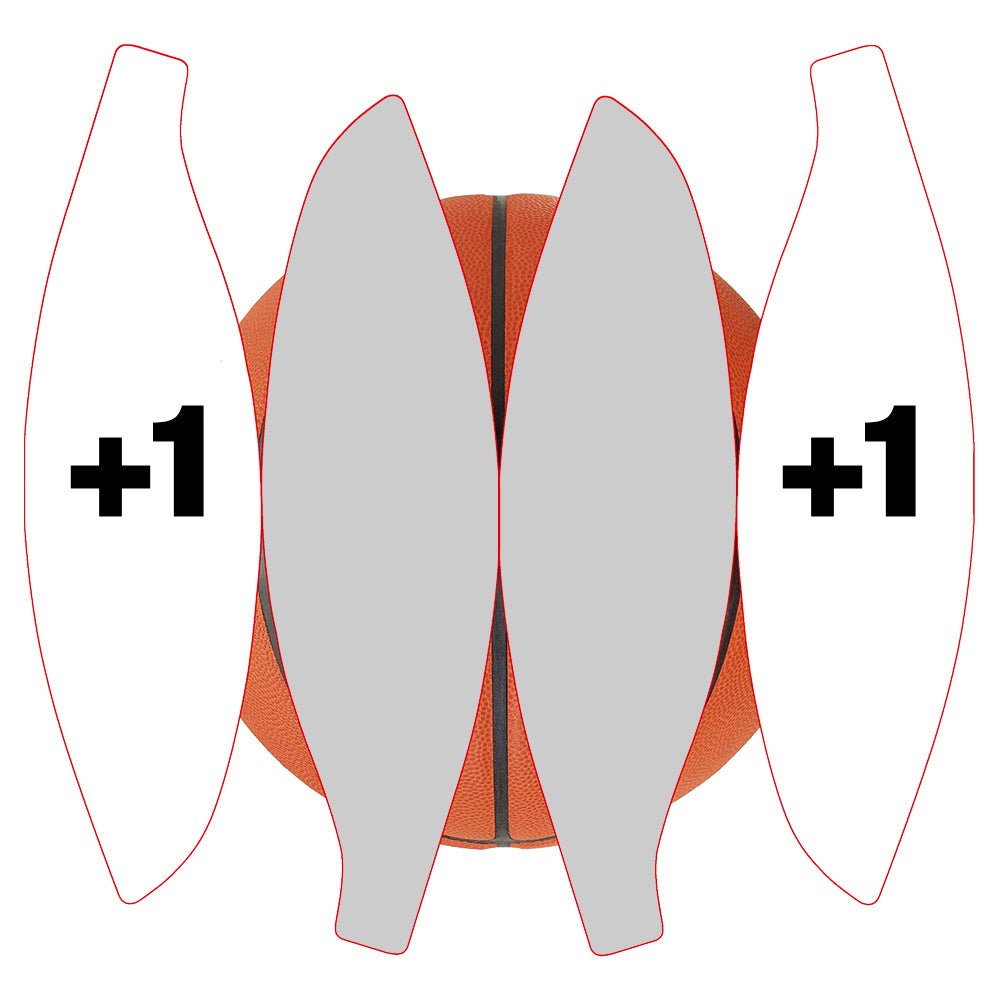 Additional Set Of Two Custom Full Size Basketball Panels – Make-A-Ball