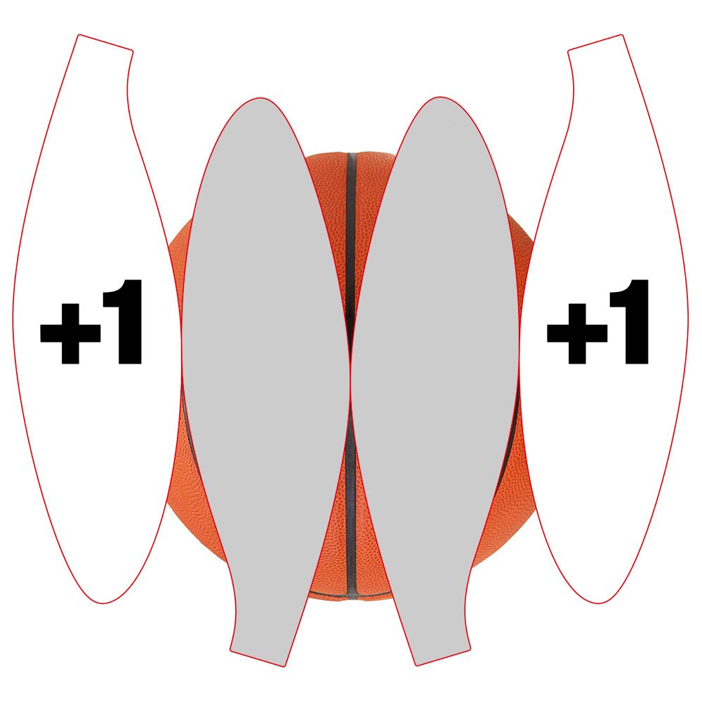 Additional Set Of Two Custom Mini Basketball Panels – Make-A-Ball