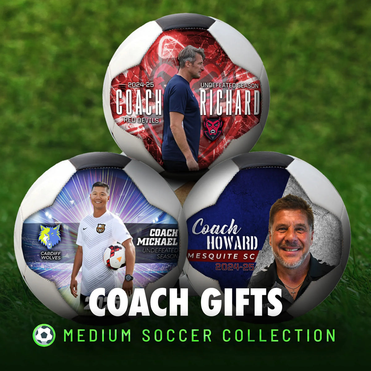 Size 3 Custom Coach Soccer Ball – A Perfect Thank You Gift – Make-A-Ball