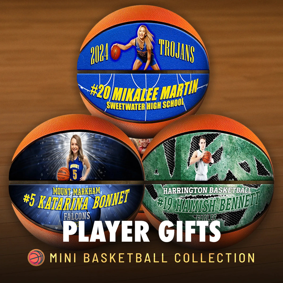 Custom Made Mini Basketball – The Perfect Player Gift | Make-A-Ball™